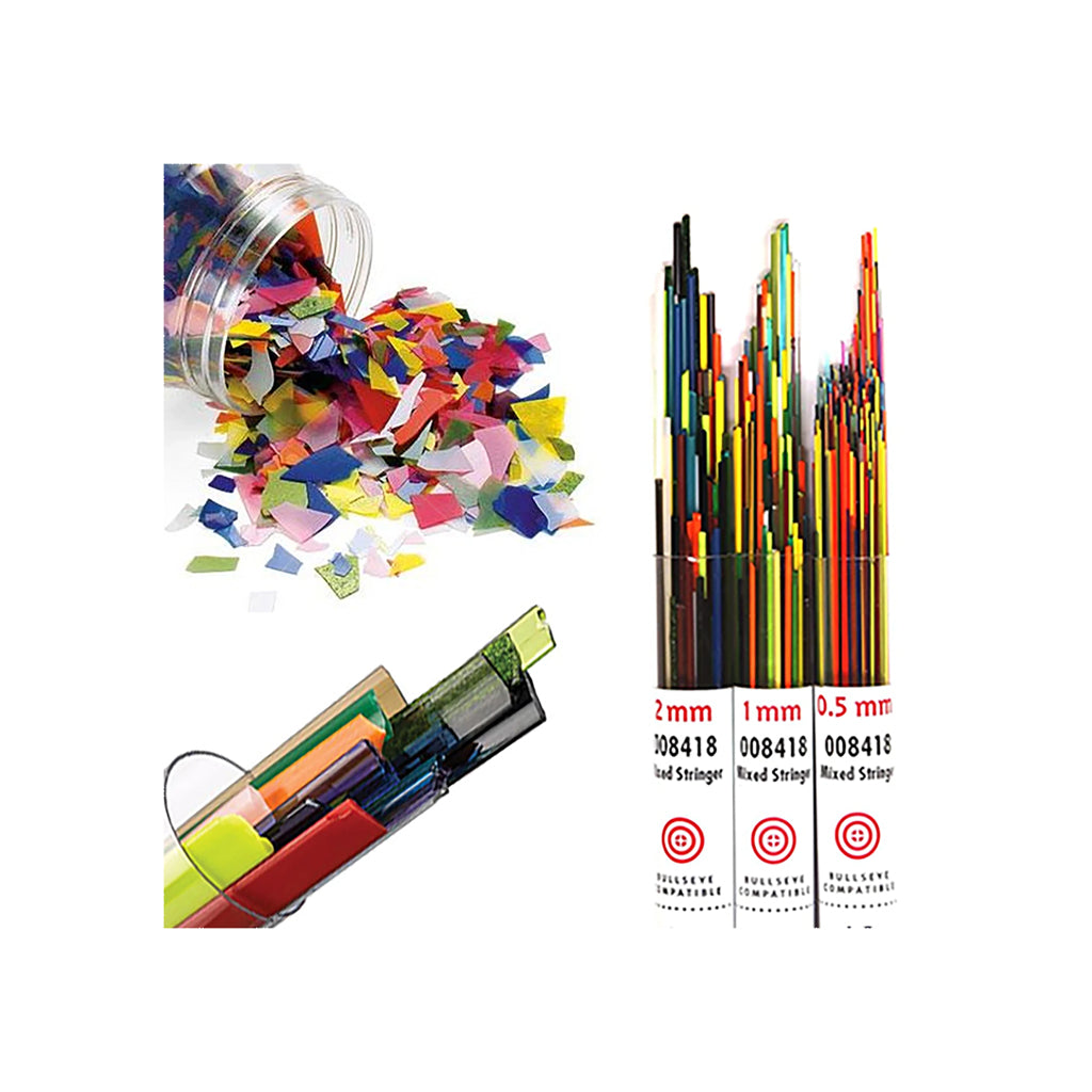 BULLSEYE STRINGER, RIBBON, & CONFETTI – Weisser Glass Studio