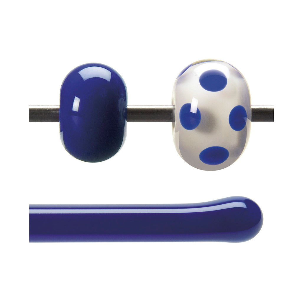 Bullseye Glass Rod - 0147 Deep Cobalt Blue - Opalescent – Weisser Glass ...