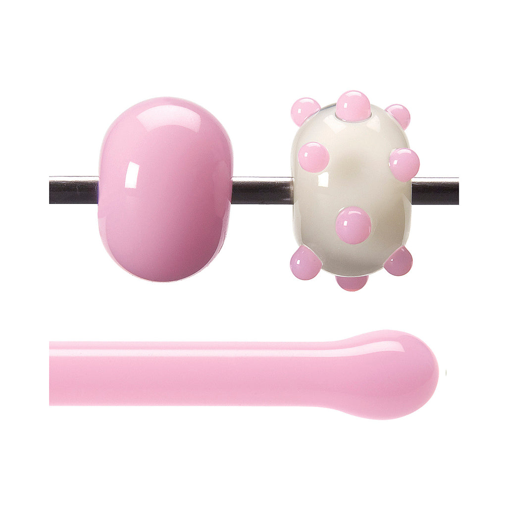 Bullseye Glass Rod - 0421 Petal Pink - Opalescent – Weisser Glass Studio