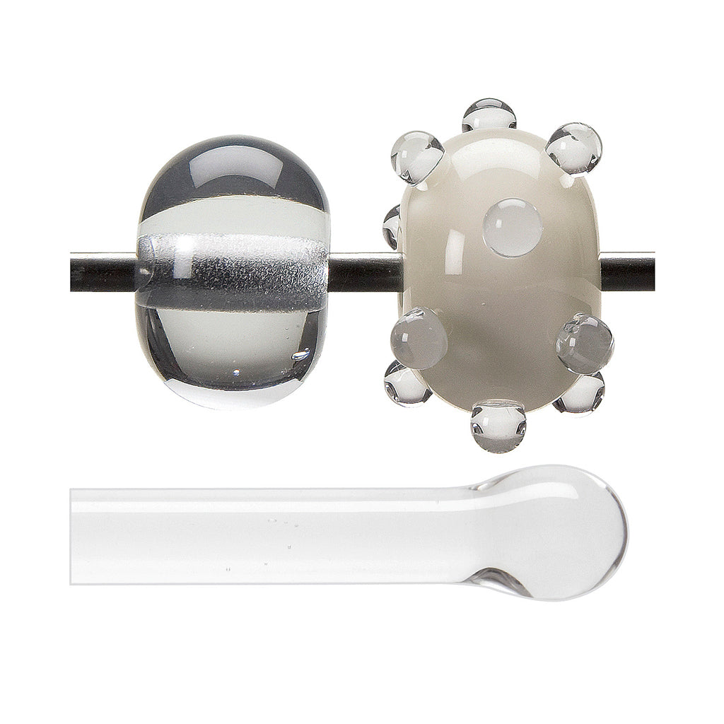 Bullseye Glass Rod - 1101 Clear - Transparent – Weisser Glass Studio