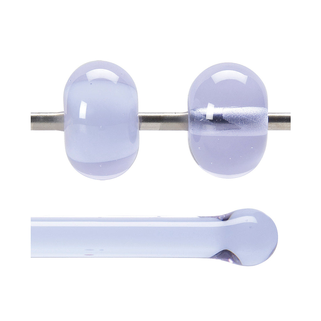 Bullseye Glass Rod - 1842 Light Neo-Lavender Shift Tint - Transparent ...