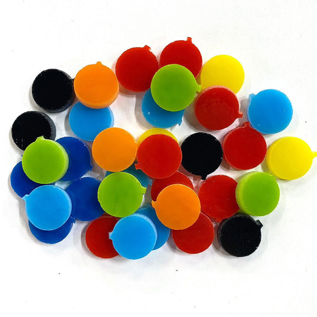 Fusible Waterjet Cut 0.5" Circles, 90 COE – Weisser Glass Studio
