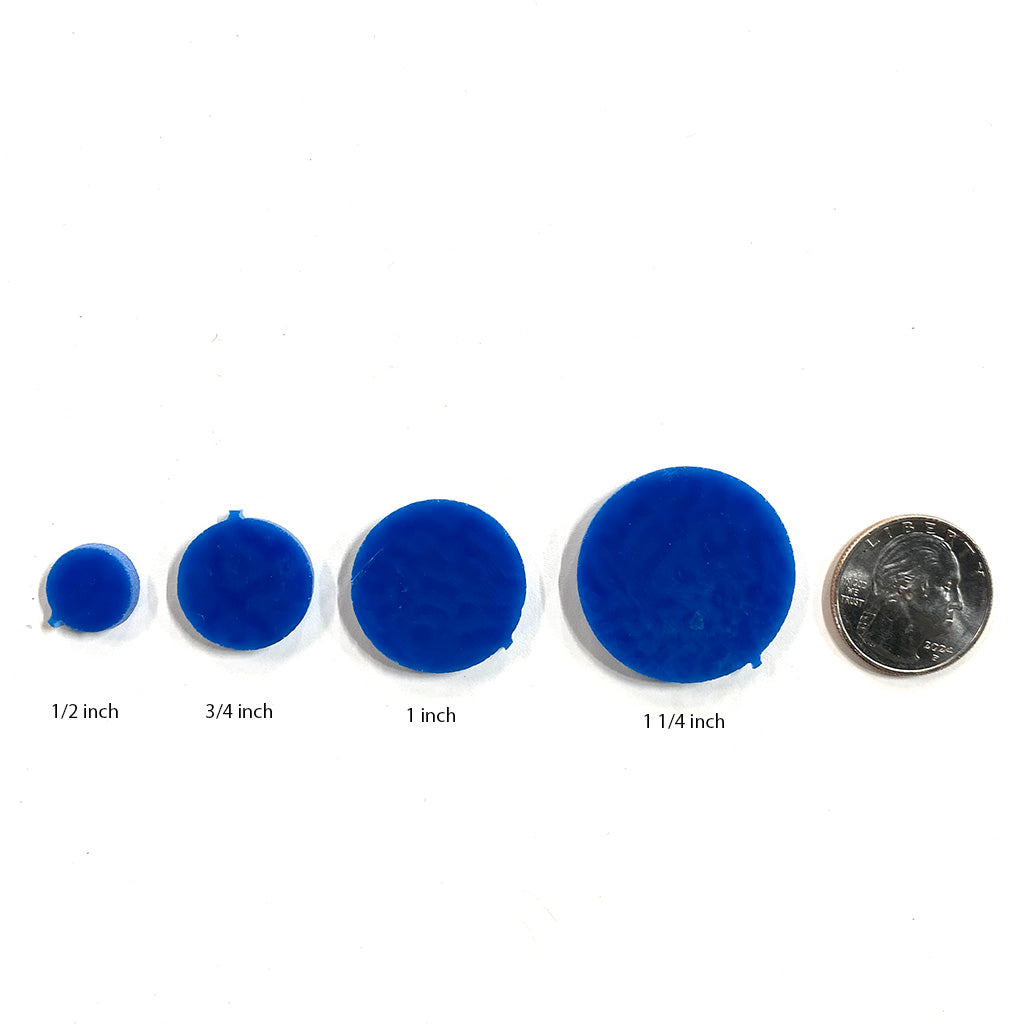 Fusible Waterjet Cut 0.5" Circles, 90 COE – Weisser Glass Studio