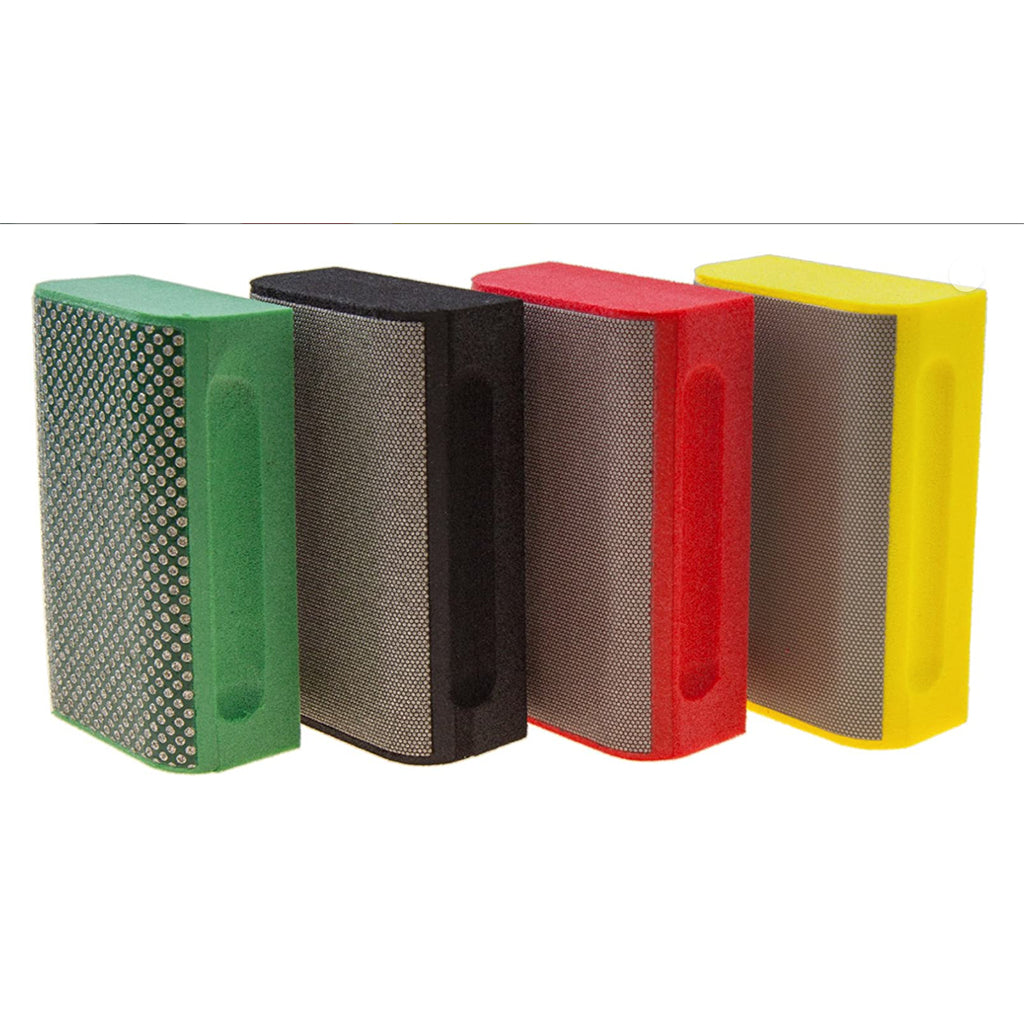 KGS Curved-Edge Diamond Hand Pads – Weisser Glass Studio