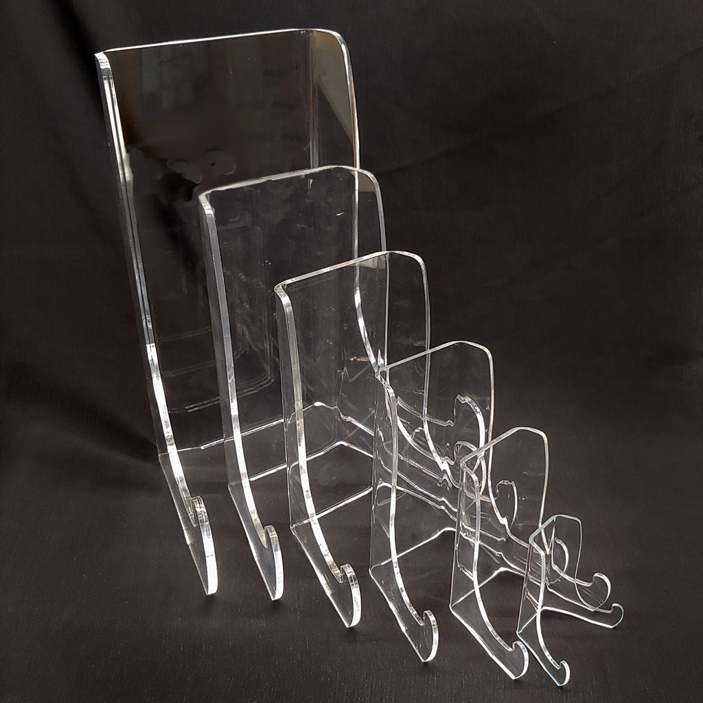 Acrylic Plate Stands – Weisser Glass Studio