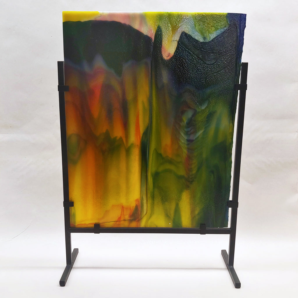 Vertical Wrought Iron Stand – Weisser Glass Studio